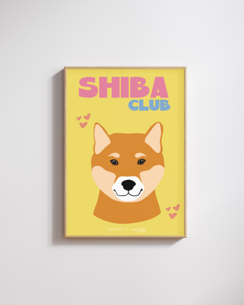 Affiche « Shiba Club » - Brigand